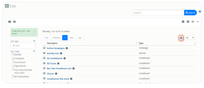 List Tags - Categorising and Organising your Lists – Donorfy Support